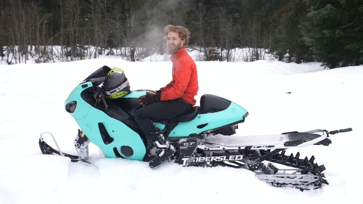 This Suzuki Hayabusa Wants To Be The World's Fastest Snow Bike