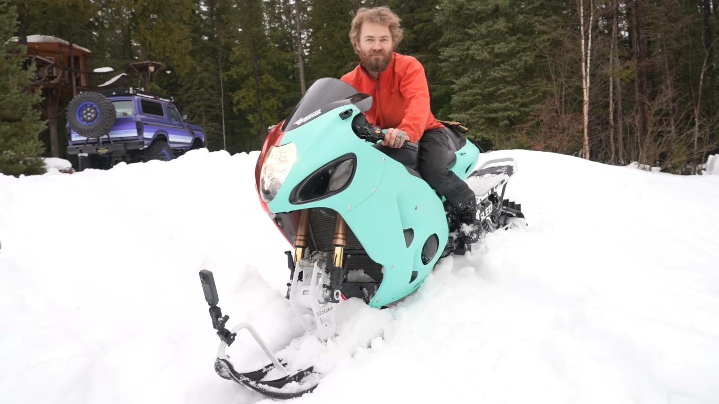 This Suzuki Hayabusa Wants To Be The World's Fastest Snow Bike