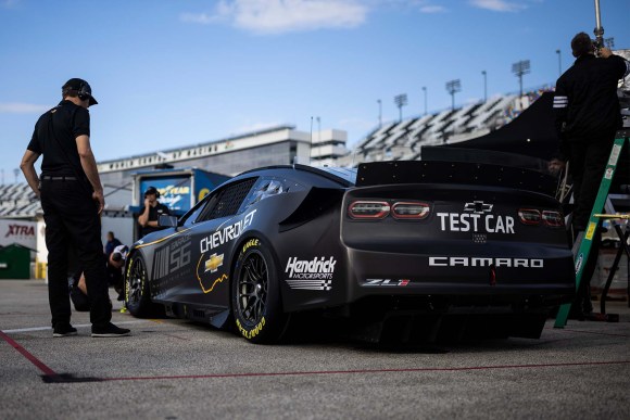 NASCAR’s Chevy Camaro Le Mans Entry Matches GTD Lap Times Around Daytona