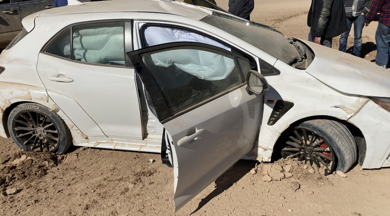 Someone Wrecked a New Toyota GR Corolla Already. Who Wants the Parts?