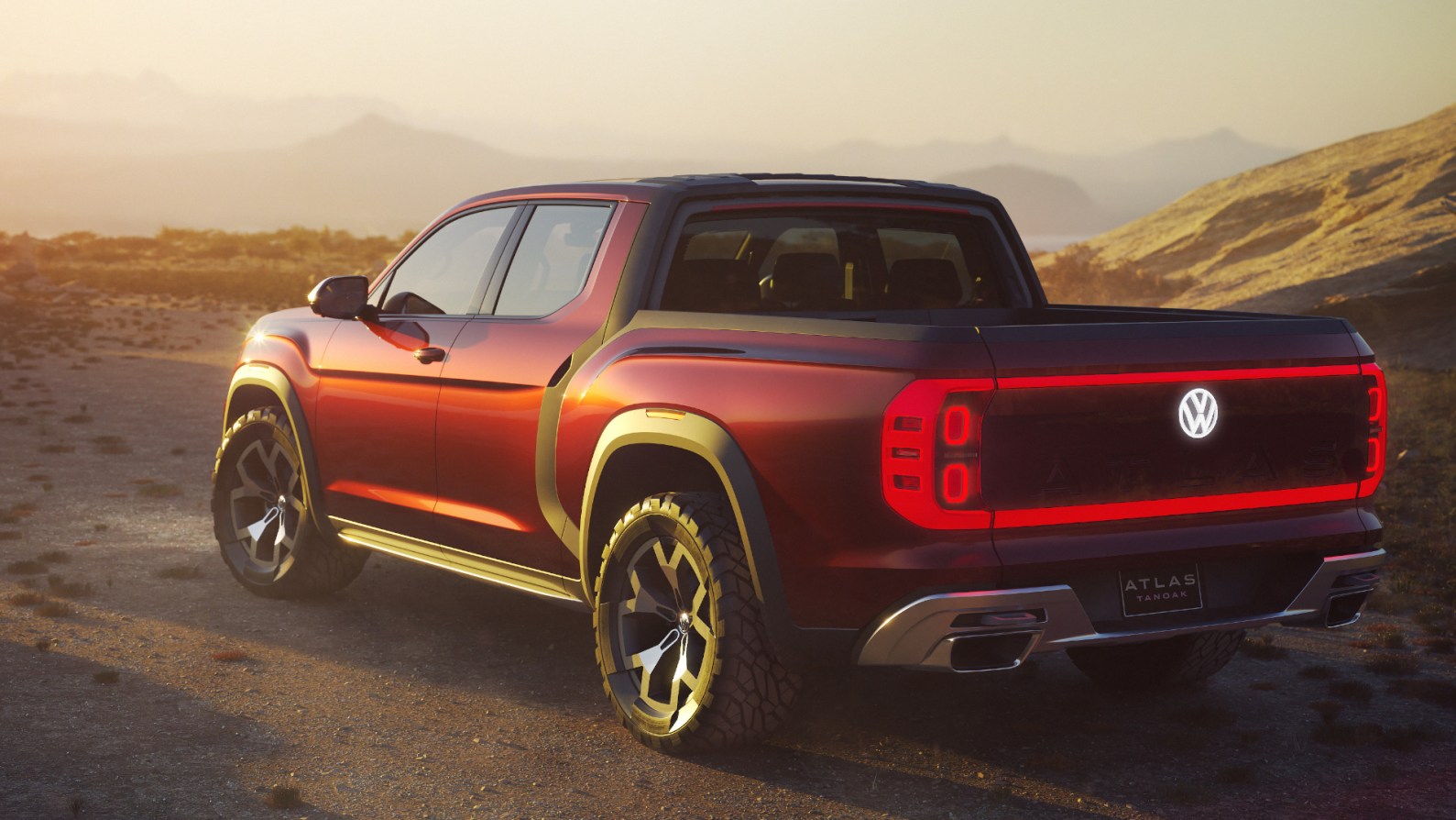 Volkswagen Unveils Tarok Midsize Pickup Truck Concept, Teases US ...