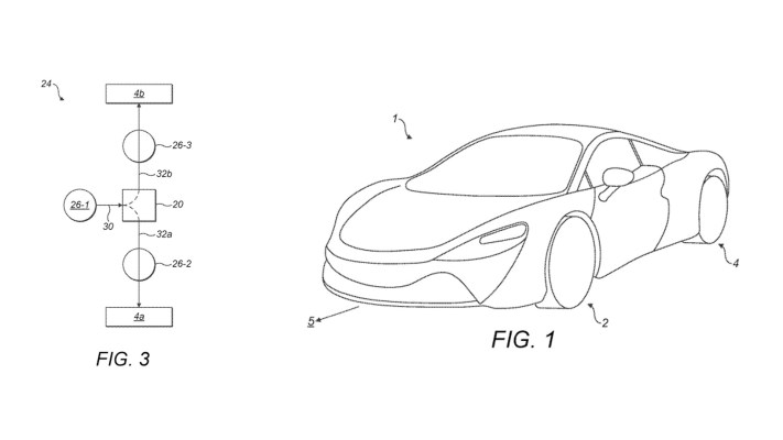 McLaren Patent Filing Reveals Advanced Triple-Motor Rear Axle for ...