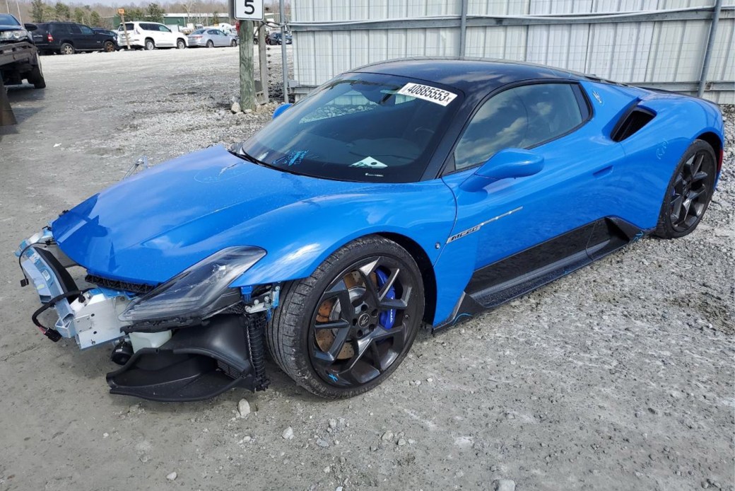 Wrecked 295-Mile Maserati MC20 Runner Sells for $84,500 on Copart