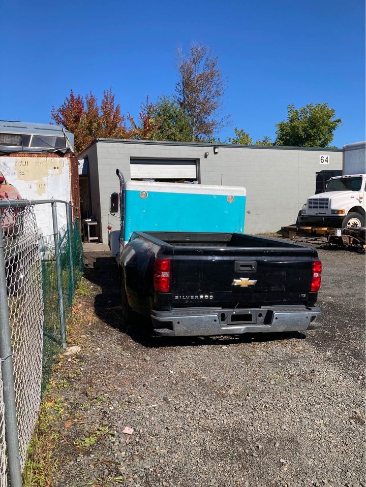Old-School Chevy Dually With a Mack Semi Cab and Sleeper Is Certainly a ...