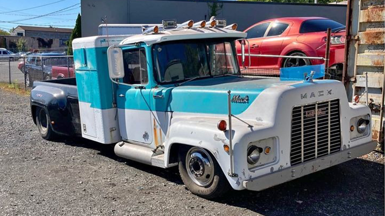 Old-School Chevy Dually With a Mack Semi Cab and Sleeper Is Certainly a ...