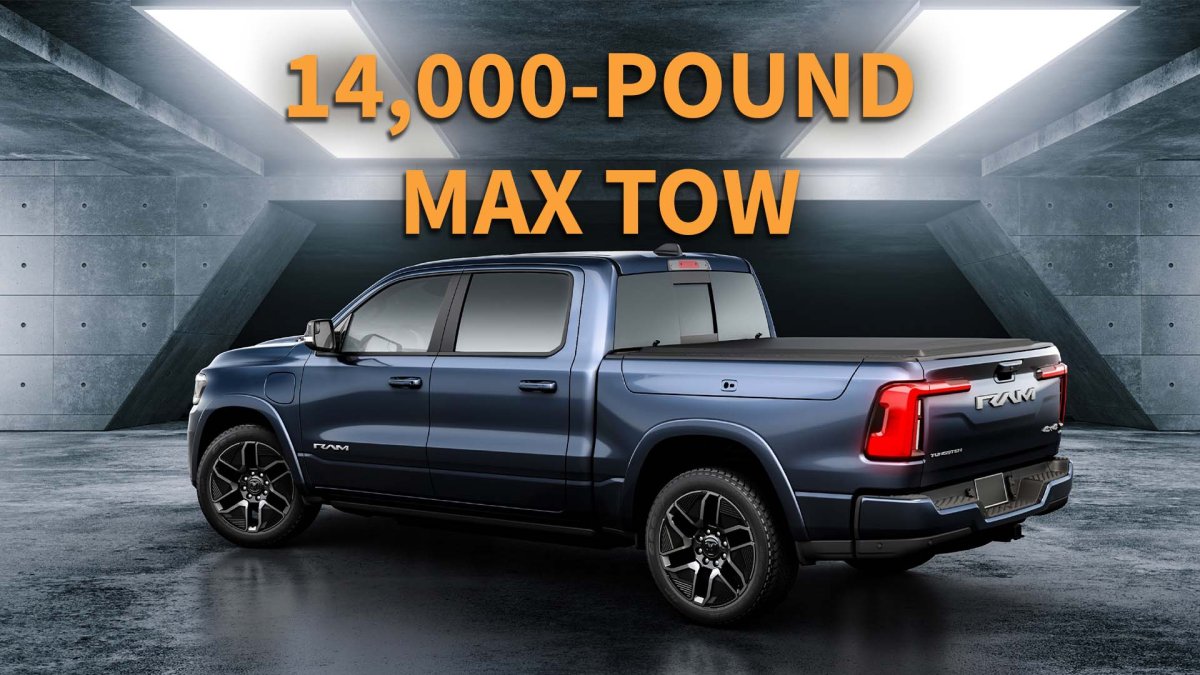 The 2025 Ram 1500 REV’s 14,000-Pound Max Tow Target Is More Impressive ...