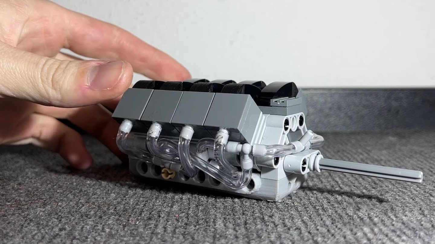 World's Smallest Working Lego V8 Sounds Like the Real Thing