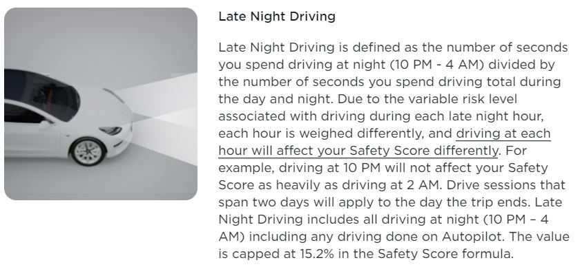 Tesla Insurance Charges You More if You Drive at Night