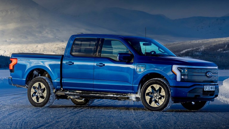 Ford F-150 Lightning Breezes Up Obstacle Where Tesla Cybertruck Struggled