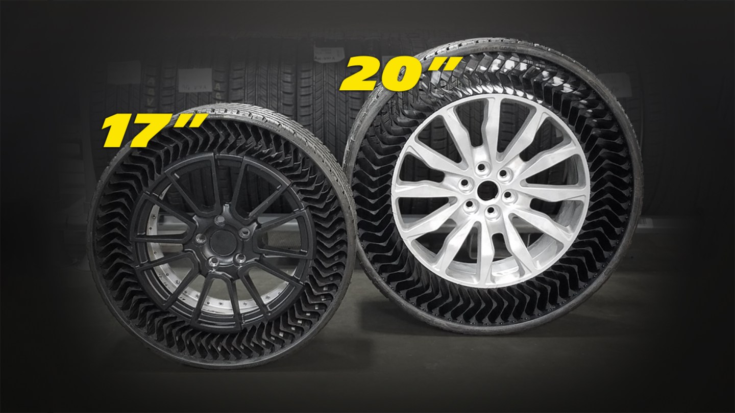 Michelin Has Tested Its Uptis Airless Tires at 130 MPH, and Results Are ...
