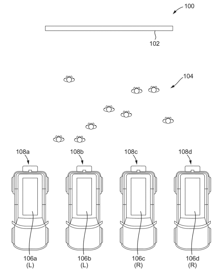 Ford Patents Idea for Turning Multiple Cars Into One Huge Sound System