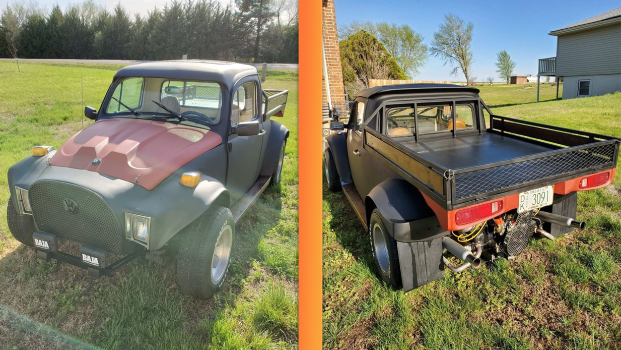 Squash or Save: This Odd-Looking VW Beetle Pickup for Sale Is Something ...