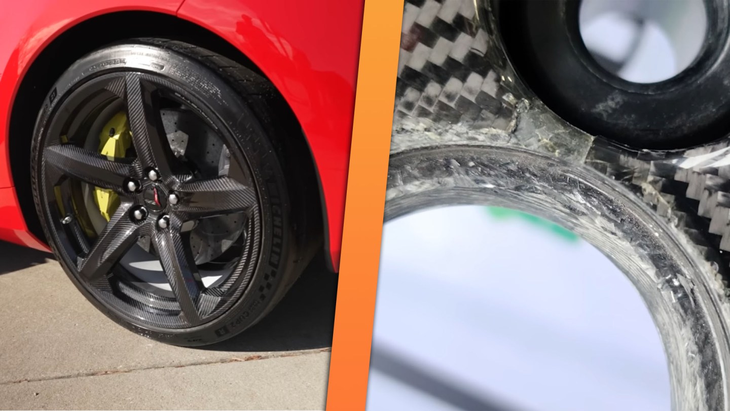 Chevy Dealer Damages $20K Set of Corvette Z06 Carbon Fiber Wheels