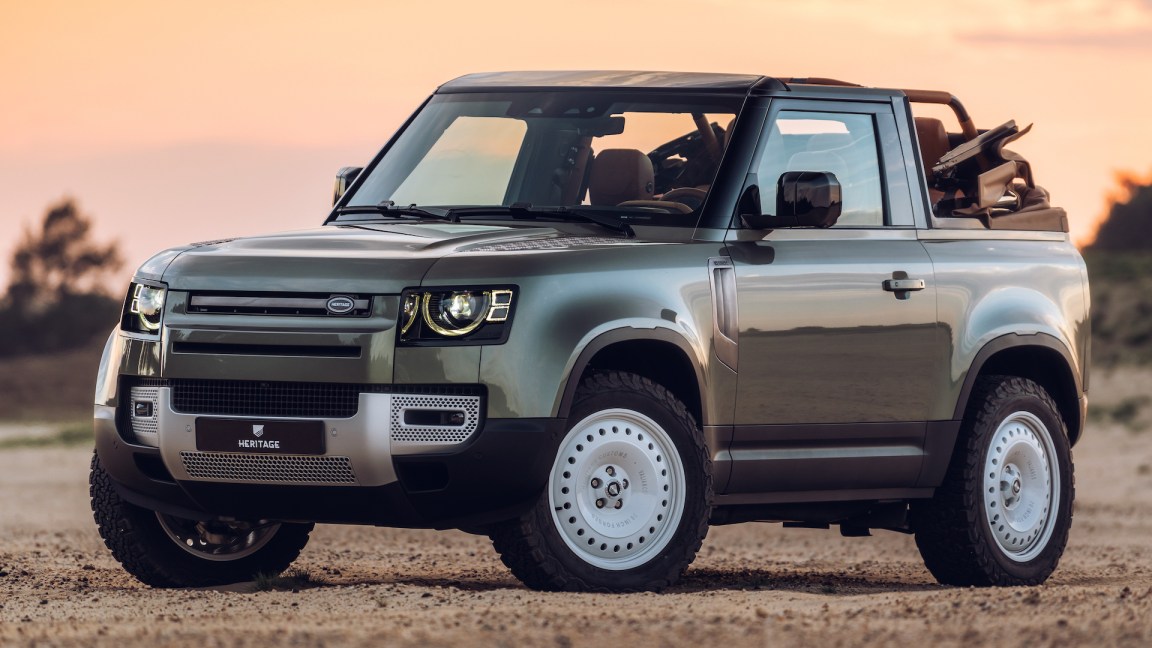 Custom Land Rover Defender 90 Convertibles Are Like Jeeps With Class