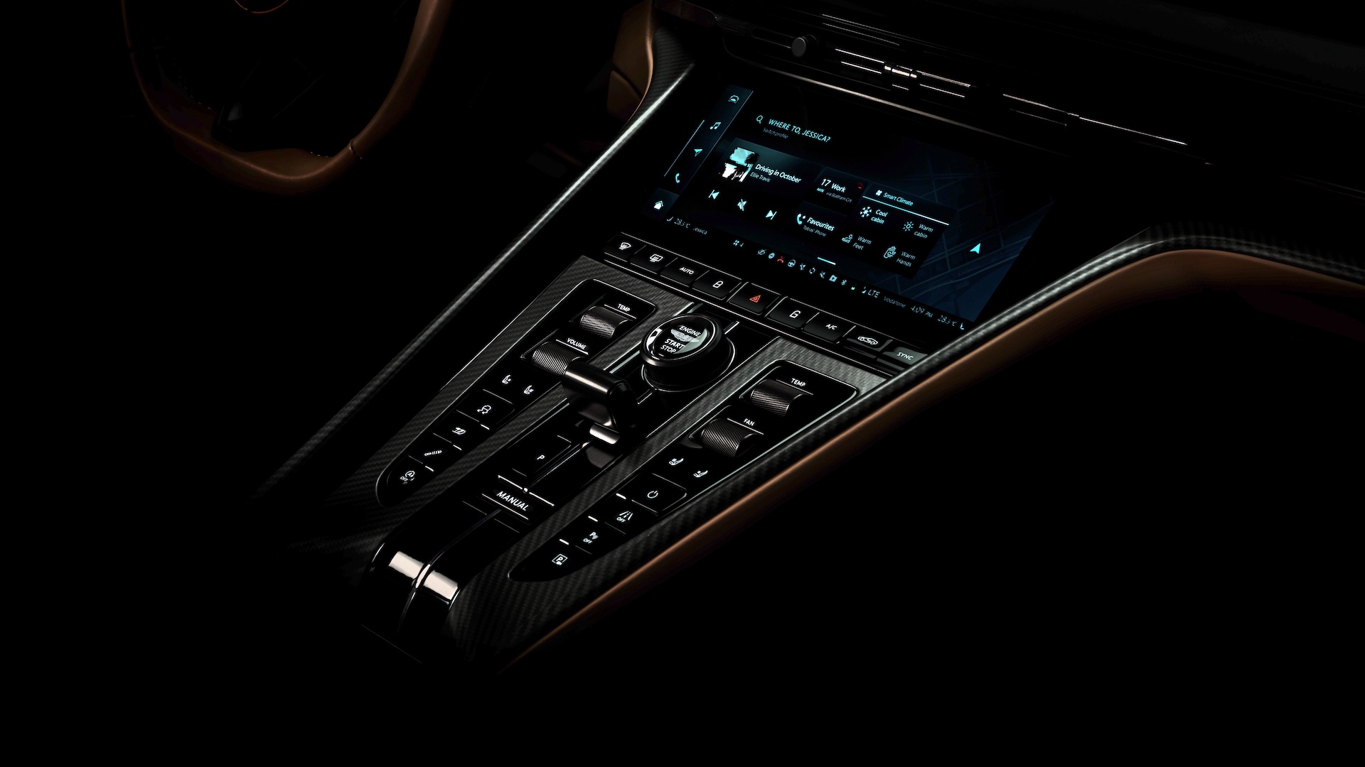 Next-Gen Aston Martin DB Interior Teaser Shows Real Buttons Will Stick ...