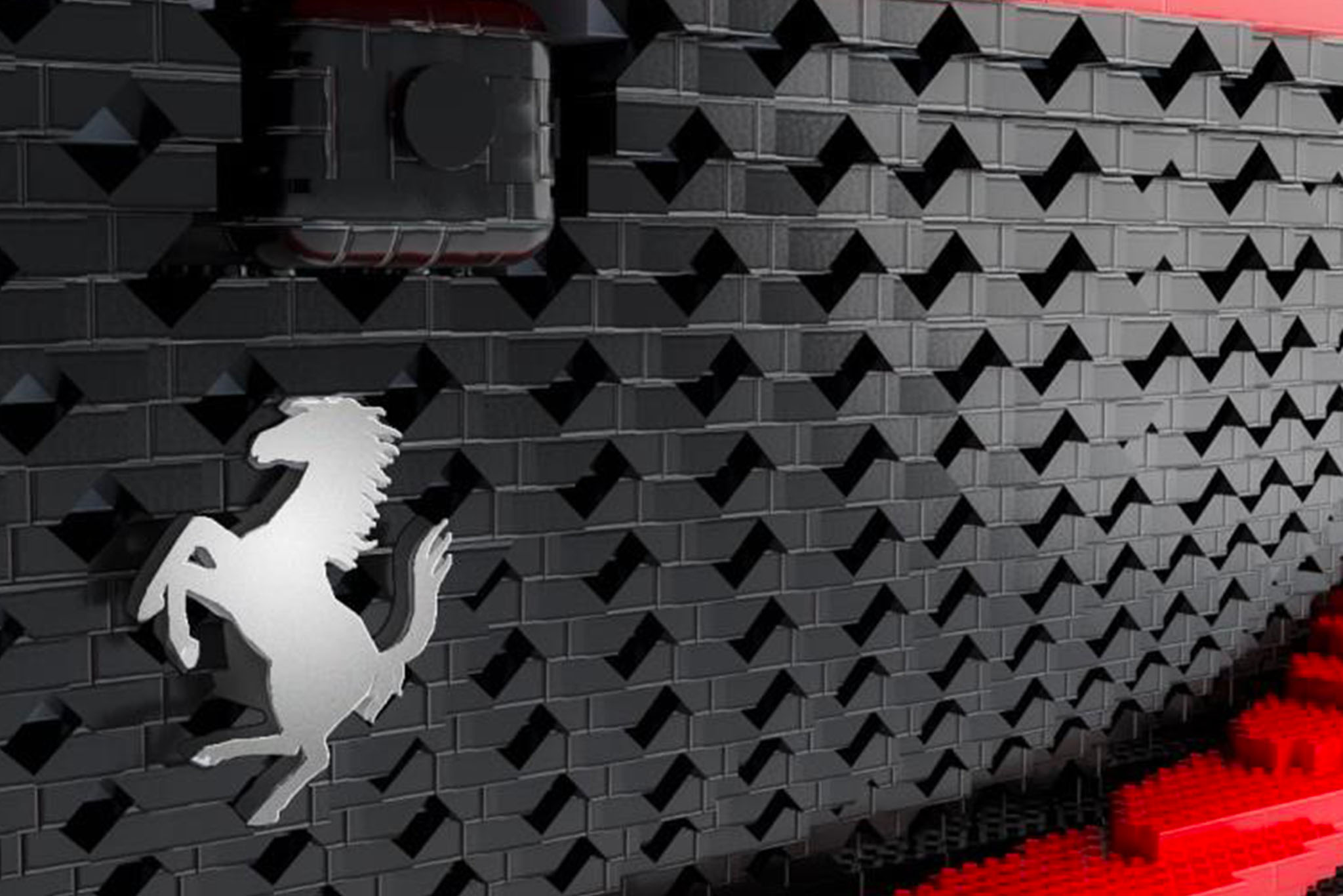 This Full-Size Lego Ferrari Monza SP1 Has More Than 383,000 Bricks
