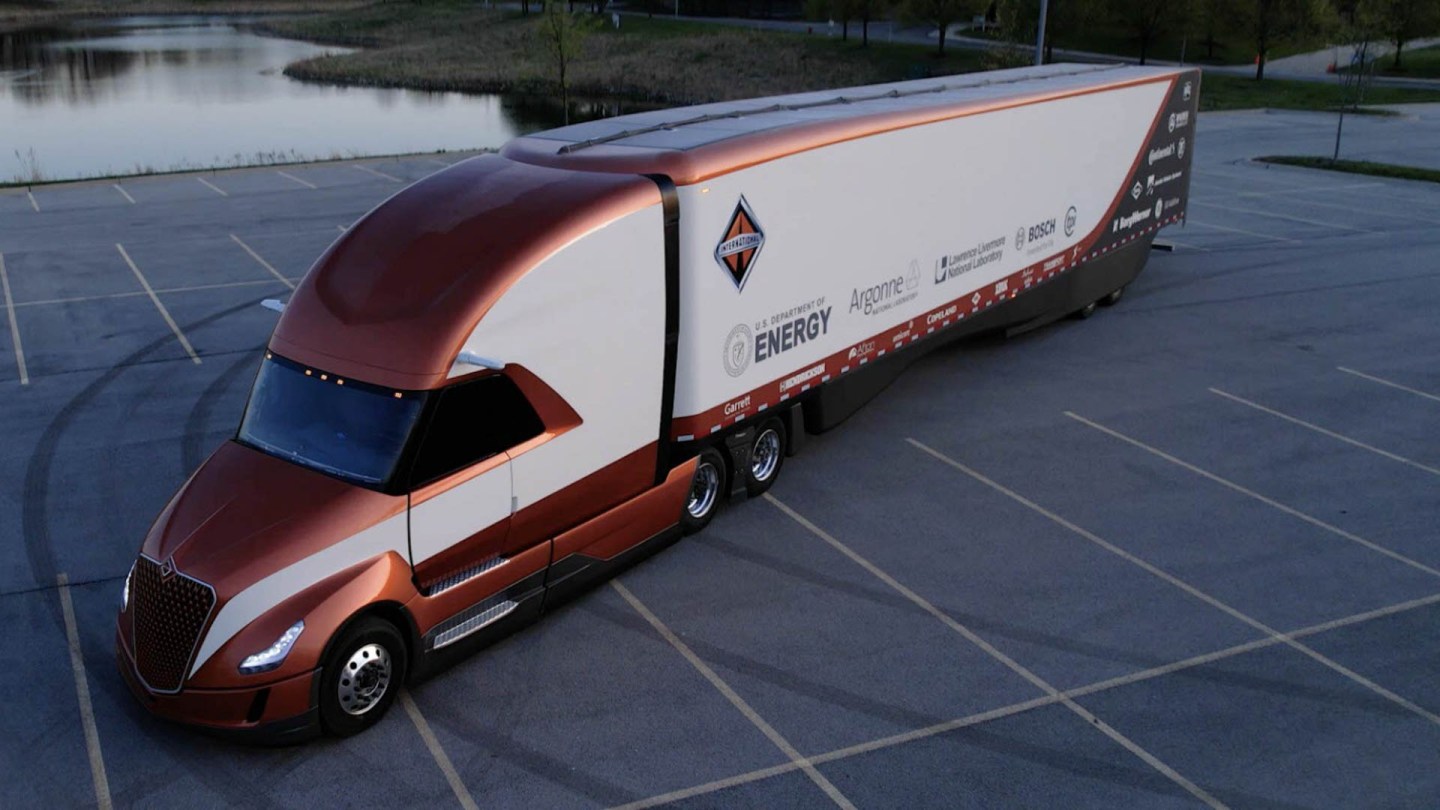 New International SuperTruck II Prototype Semi Gets an Impressive 16 MPG