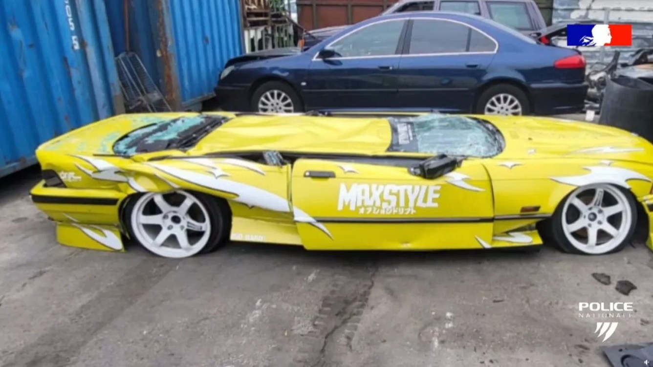 French Cops Punish Street Drifters By Crushing Their BMWs