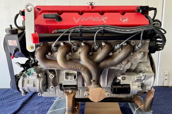 Untouched 1996 Dodge Viper Crate Motor Has An Unbelievable Story Behind It