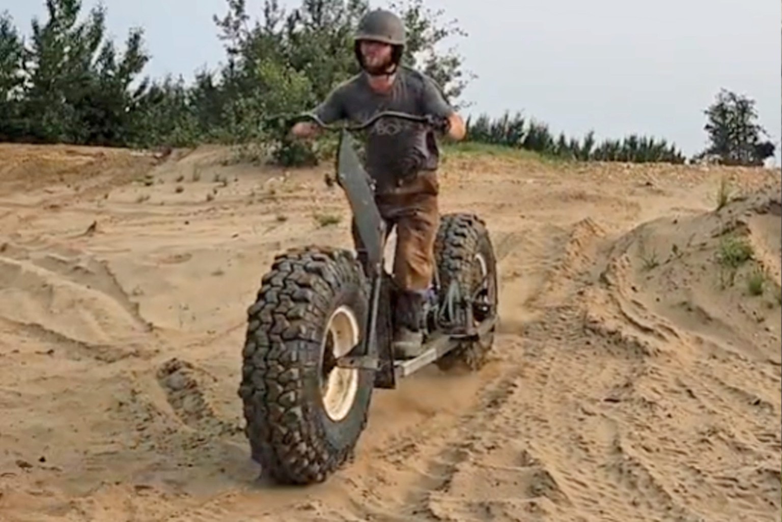 Massive Scooter With 35-inch Boggers Is a Solution to a Problem We ...