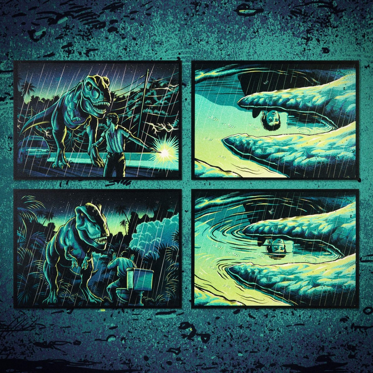 Hot Wheels Drops Jurassic Park Jeep Wrangler With a Little Jeff ...