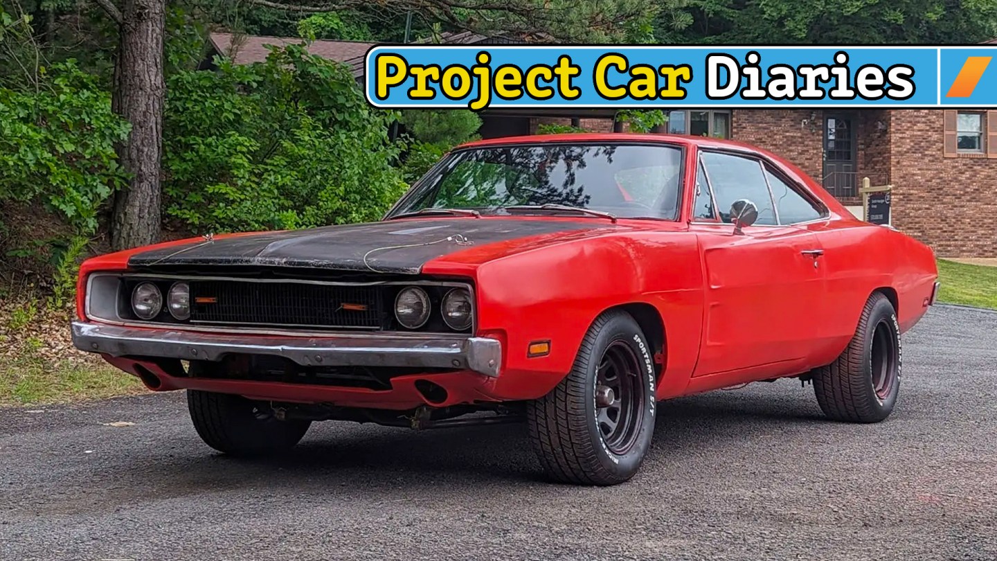 I Painted my 1969 Dodge Charger Project Car at Home