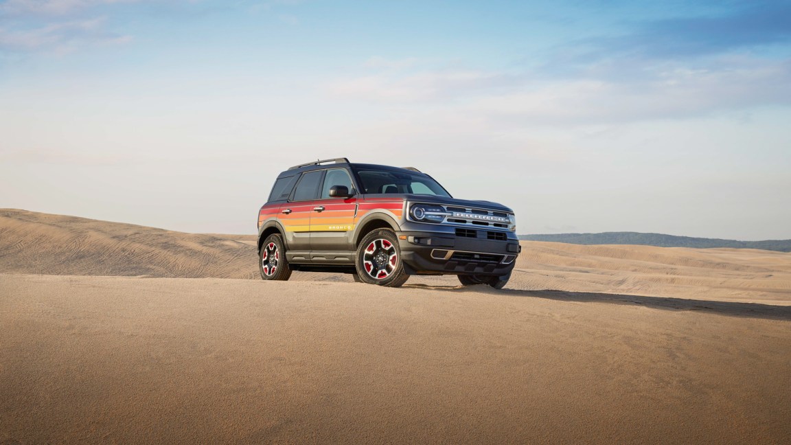 2024 Ford Bronco Sport Gets Retro Graphics and Seats With Free Wheeling ...