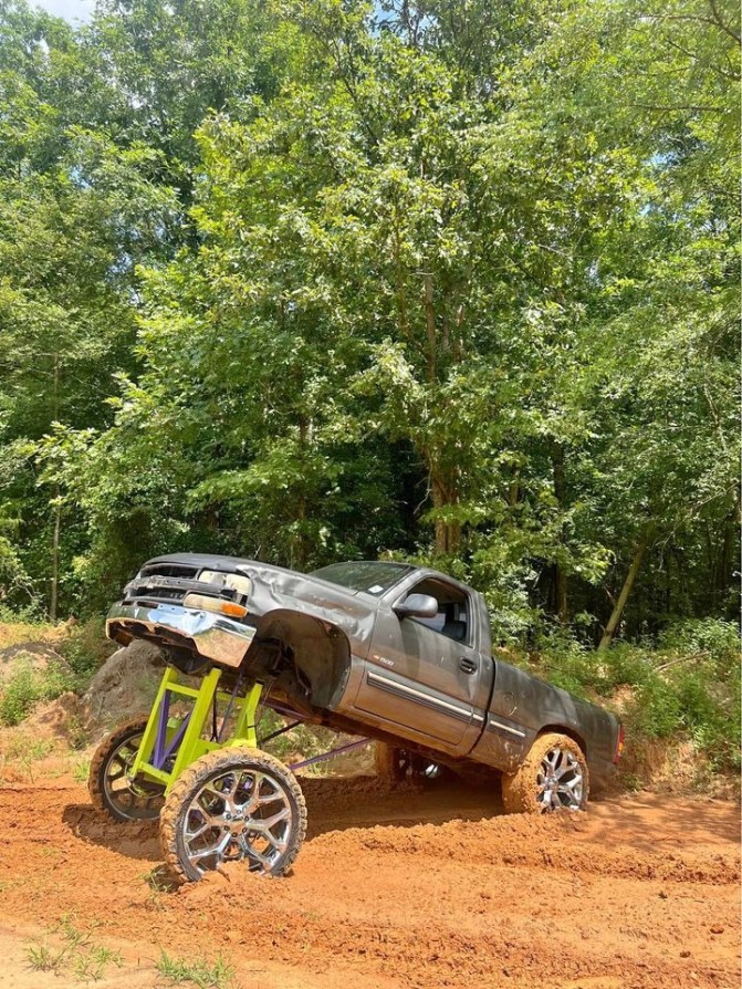 You Could Buy This Chevy Silverado Squat Truck With a 42-Inch Lift, But ...