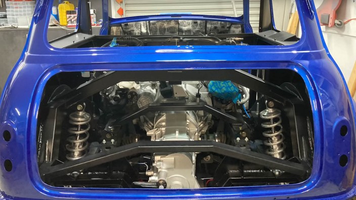 This Homemade WRX-Powered Classic Mini is a Mid-Engine, RWD Go-Kart