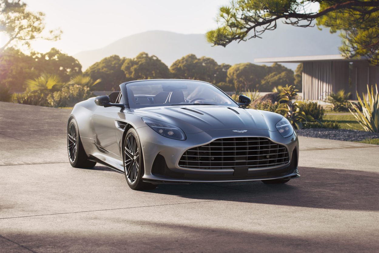 The Aston Martin DB12 Volante Is 202-MPH, V8 Convertible Opulence