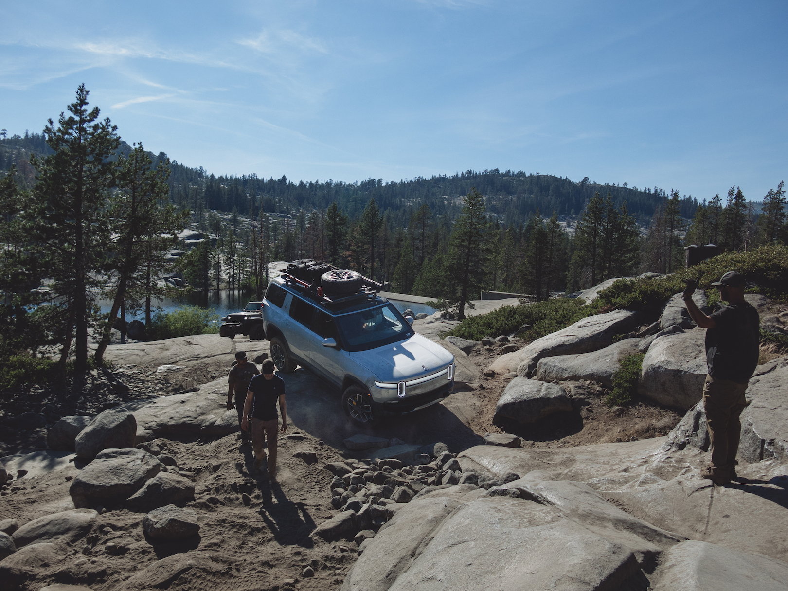 Rivian R1S Is the First Production EV to Conquer Rubicon Off-Road Trail