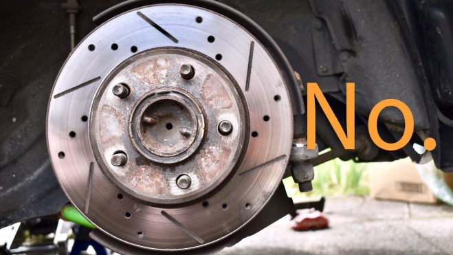 Don't Waste Your Money on Drilled Brake Rotors