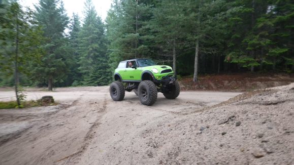 Mini Cooper-Jeep Wrangler Mashup Makes for the Perfect Micro Monster Truck