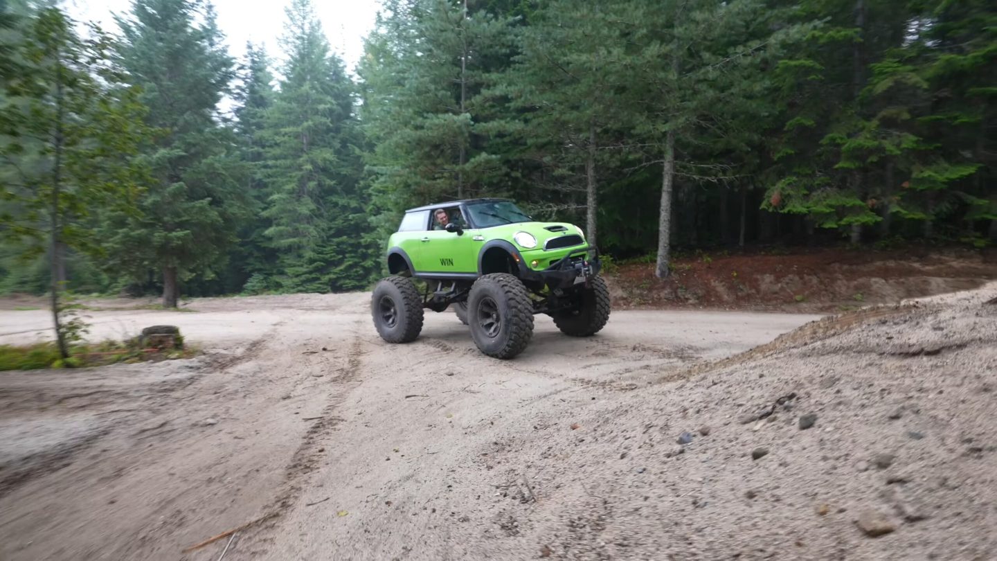 Mini Cooper-Jeep Wrangler Mashup Makes for the Perfect Micro Monster Truck