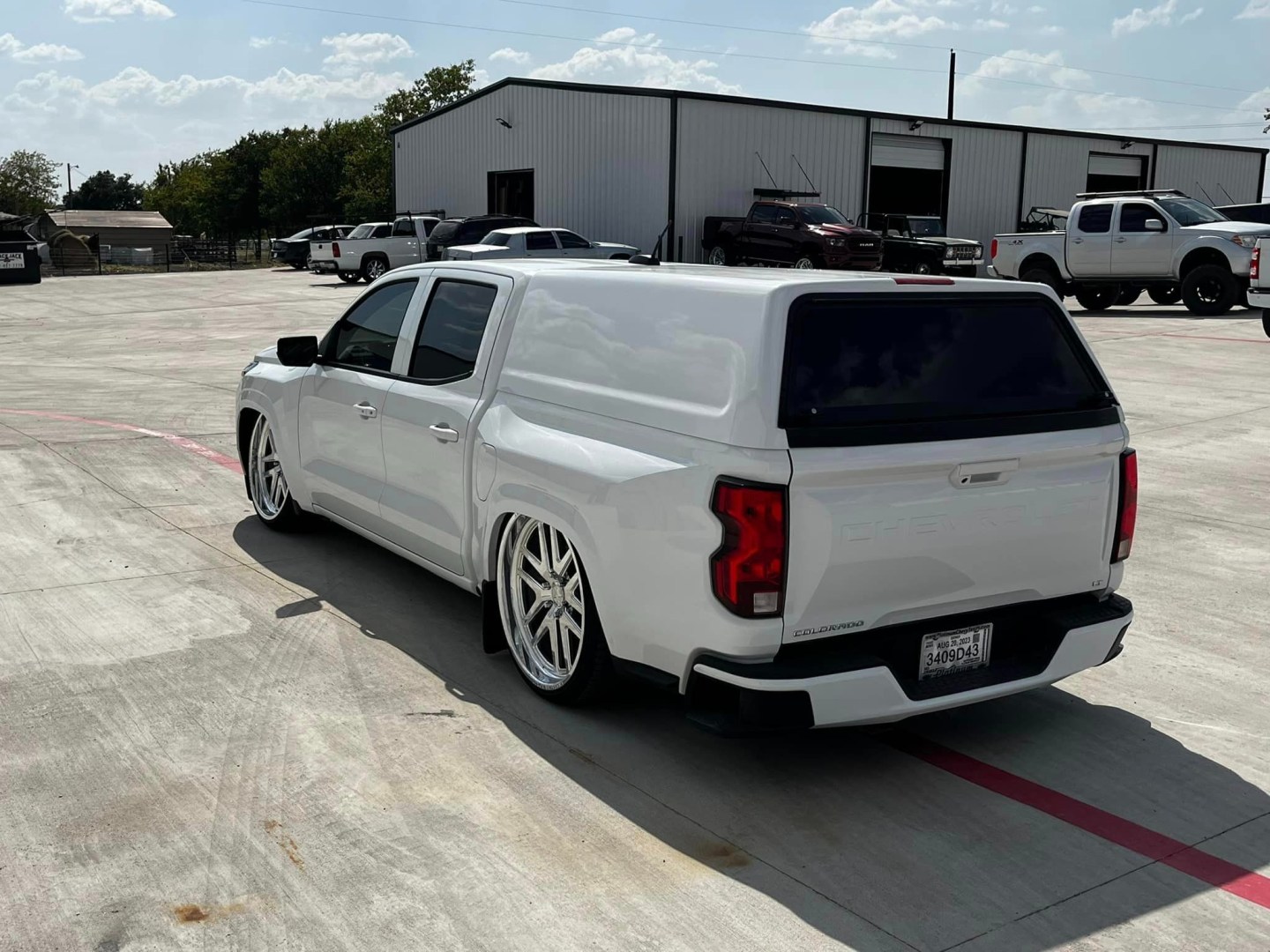 Bagged 2023 Chevy Colorado on 24s Goes Harder Than It Should