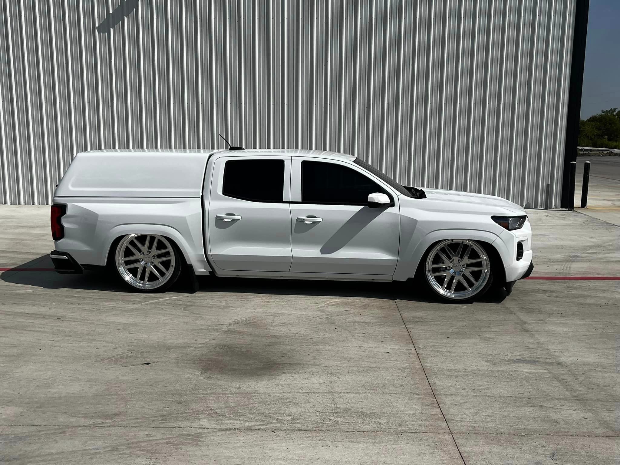 Bagged 2023 Chevy Colorado on 24s Goes Harder Than It Should
