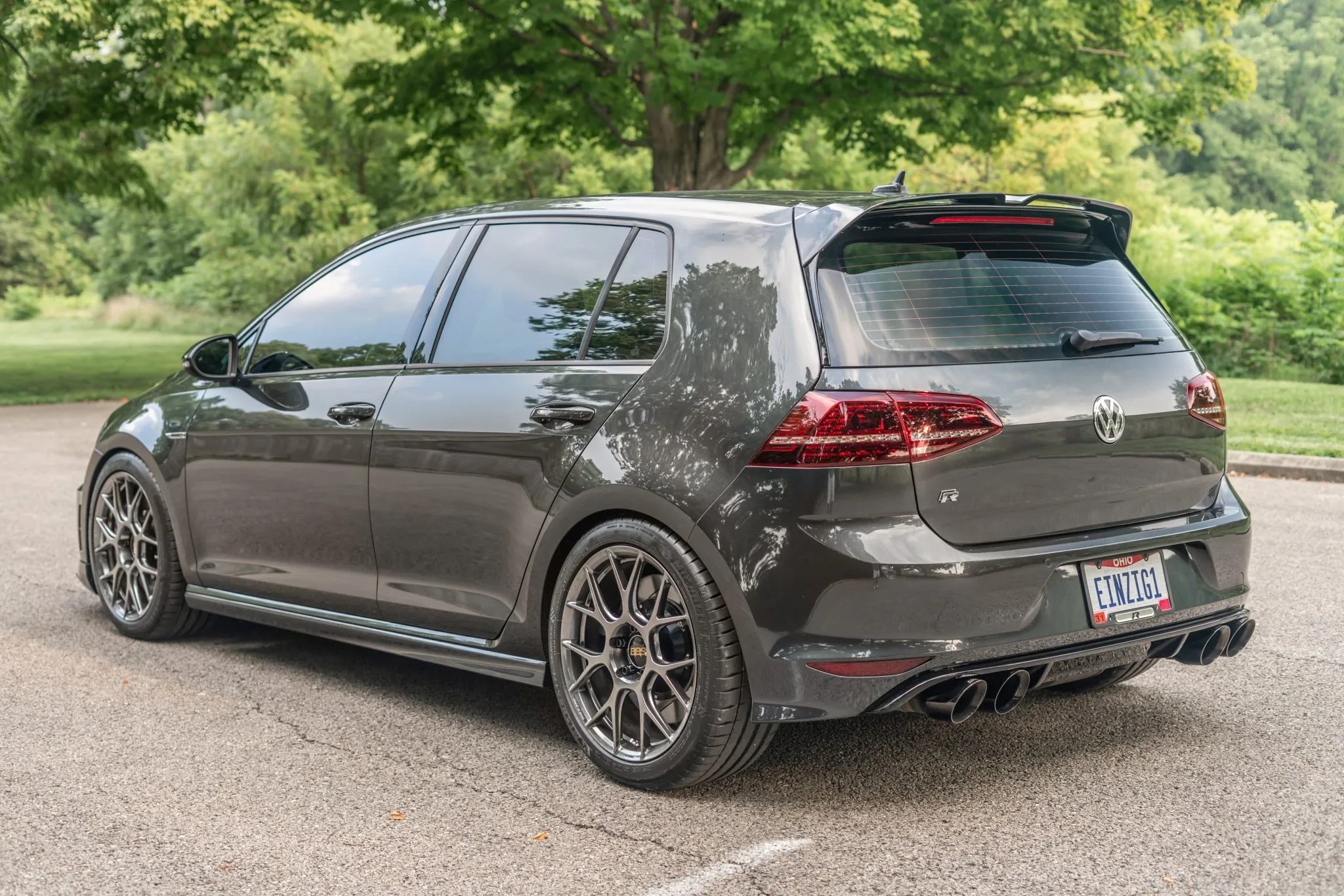 VW Golf R Painted the Wrong Color By the Factory is a One-of-a-Kind Mystery