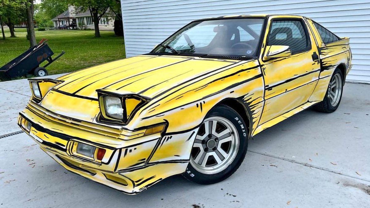 This $2,500 Chrysler Conquest Art Car Could Make Your Initial D Dreams ...