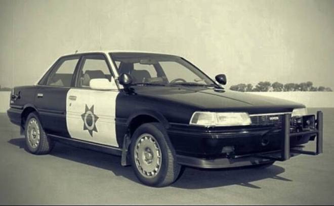 Mysterious Turbo Toyota Camry With Celica WRC Parts Was a Real CHP Cop Car