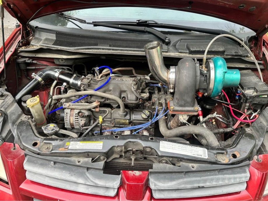For Sale: Dodge Grand Caravan With Exposed Mack Truck Turbo