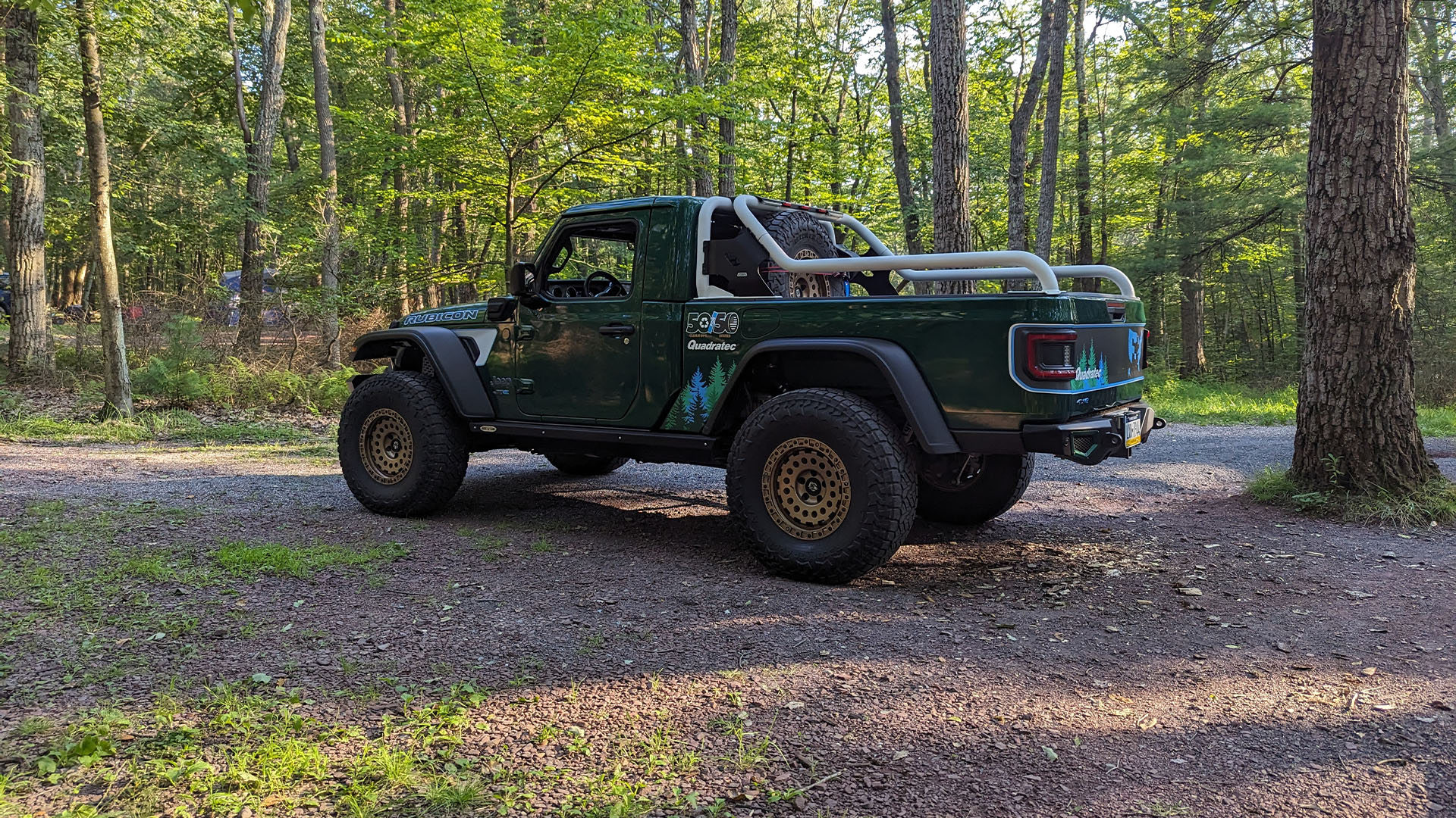 Two-Door Jeep Gladiator by Quadratec Off-Roads With the Best and Is ...