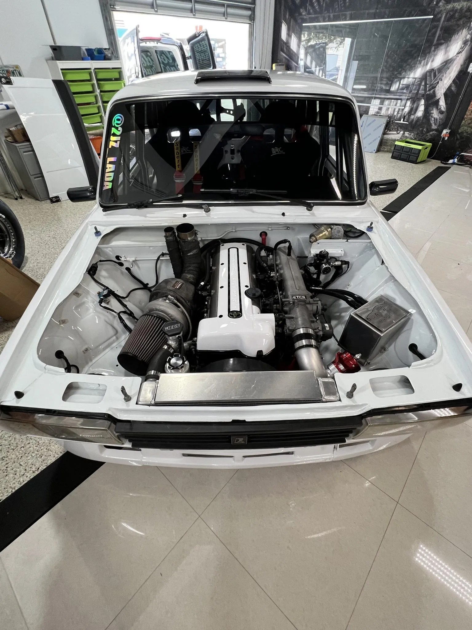 2JZ-Swapped Lada Rally Car Brings a Lot of Engine to a Little Chassis