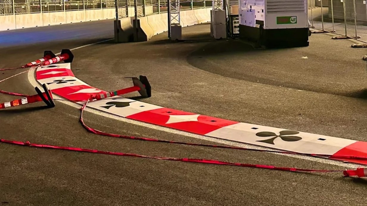 Even the Las Vegas F1 Track's Curbs Are Over the Top