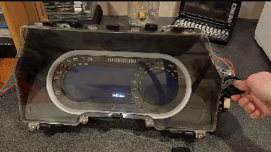 Nissan 300ZX Owner Turns Ford Digital Dash Into Wicked Retro Display