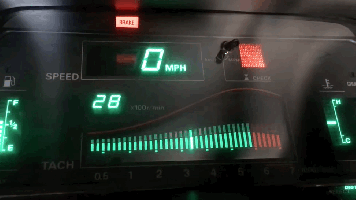 Nissan 300ZX Owner Turns Ford Digital Dash Into Wicked Retro Display