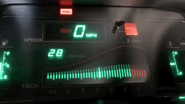Nissan 300ZX Owner Turns Ford Digital Dash Into Wicked Retro Display