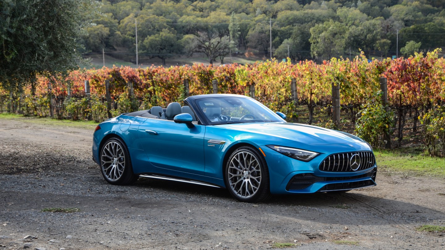 2024 Mercedes-AMG SL43 Review: Still SLing On Four Cylinders