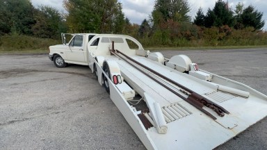 Behold: The Articulating Ford F-150 Ramp Truck Built in a Garage