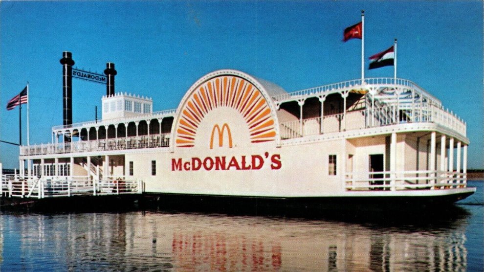 The McDonald's Paddleboat Was a Fast Food Trendsetter. Then It Disappeared