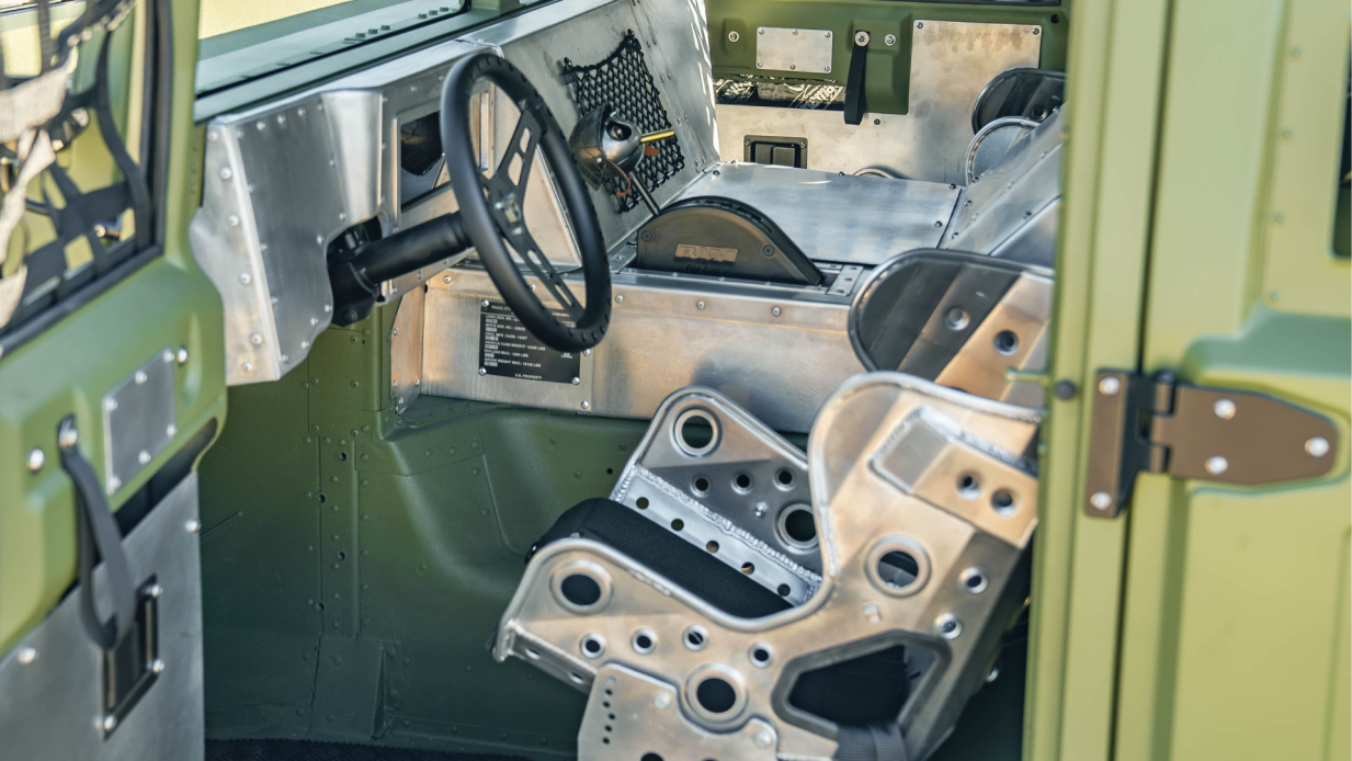 For Sale: Hellcat V8-Powered 6X6 Humvee Has 717 HP and an Aircraft Rear ...